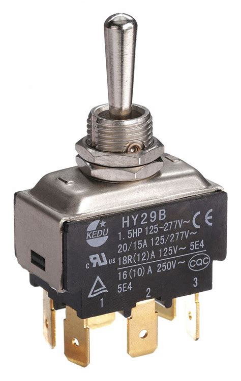Power First 6 Connections Dpdt Toggle Switch 2lmz9 2lmz9 Grainger