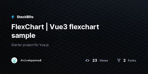 FlexChart Vue3 Flexchart Sample StackBlitz