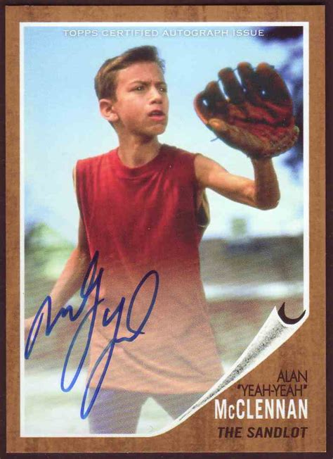 2018 Topps Archives The Sandlot Autographs Marty York As Alan Yeah