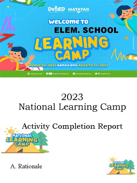 2023 Nlc Activity Accomplishment Report Pdf