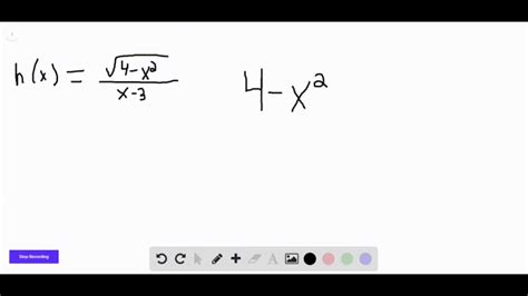 solved in exercises 9 16 find the domain of the function algebraically