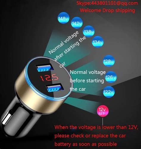 Dubbele LED USB Autolader A Output V Bol Com