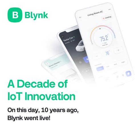 Blynk10 Iot Innovation Blynkanniversary Blynk