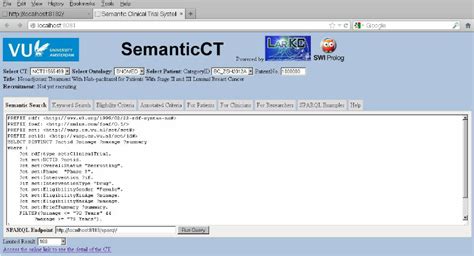 The Interface Of Semantic Search Download Scientific Diagram