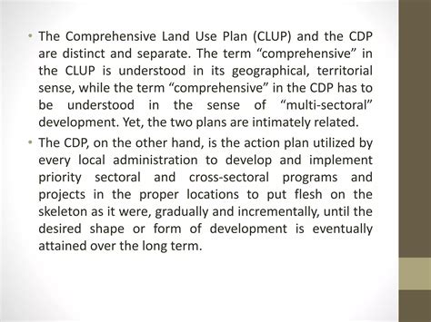 Comprehensive Development Plan Pptx