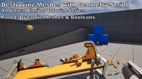 unreal engine destructible meshes with geometry script part 1 creating