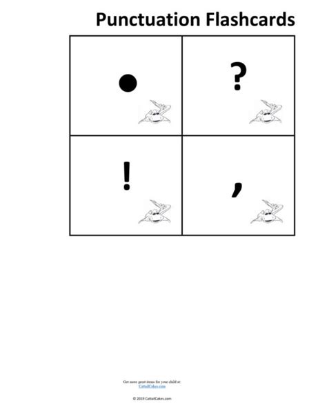 Punctuation Marks Flashcards The Critical Years