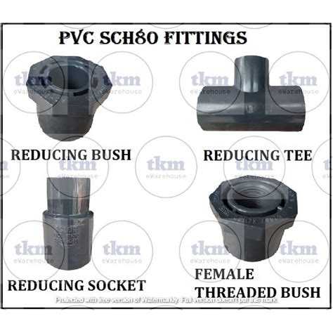 Pvc Sch80 Pipe And Fittings Reducing Bushreducing Teereducing Socket