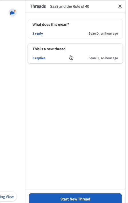 Top Hat Class Threads