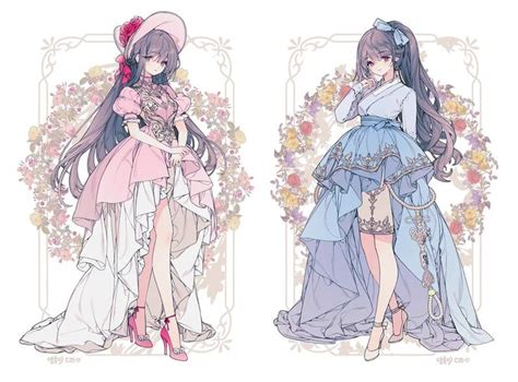 양흑미uㅅu On X 캐릭터 일러스트 아름다운 애니메이션 소녀 미적 애니메이션