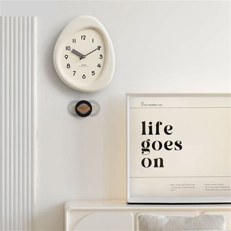 Odd Shaped Pendulum Analog Wall Clock For Livingroombedroom Gullei