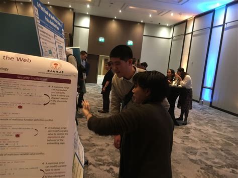 presented a poster presentation at acm ccs 2019 network security laboratory