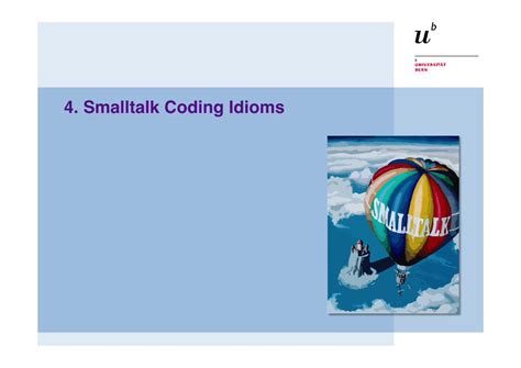 Pdf 4 Smalltalk Coding Idiomsscgunibechdownloadst04idiomspdfst