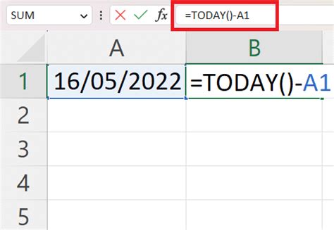 How To Subtract A Date From Today In Excel Master Data Skills AI