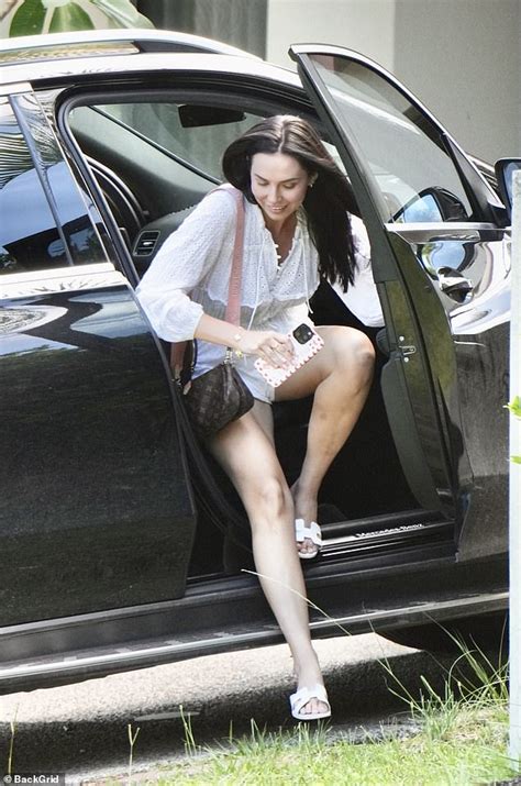 Tess Crosley Beams On Solo Outing As Afl Star Lachie Neales Marriage To Her Former Friend Jules