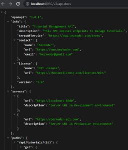 Spring Boot Swagger Example With OpenAPI BezKoder