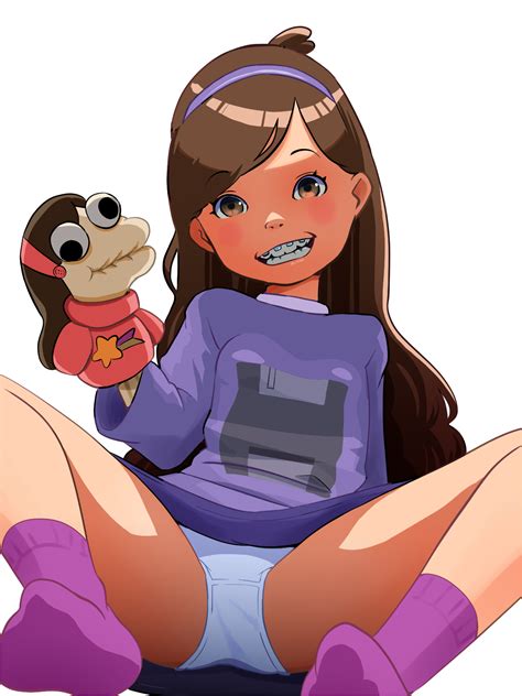 Oira Wa Arumajiro Mabel Pines Disney Gravity Falls Highres 1girl Blush Braces Brown Eyes