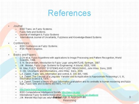 Fuzzy Logic Approximate Reasoning 1 Fuzzy Sets Fuzzy