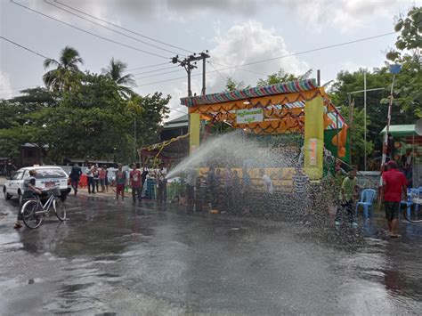 မော်လမြိုင်ကျွန်းမြို့နယ် မြန်မာ့ရိုးရာနှစ်သစ်ကူး မဟာသင်္ကြန် အတက်နေ့တ