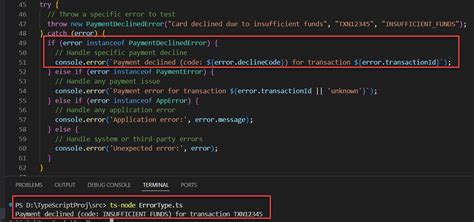 Create Custom Error Types In Typescript