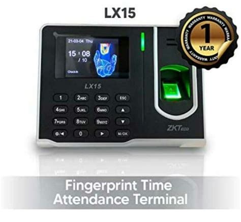 Zkteco Biometric Fingerprint Time And Attendance Device Computers And Tech Office And Business