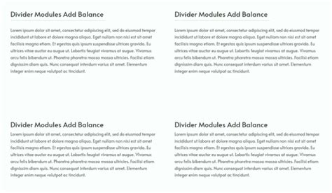 How To Use Divi Divider Modules To Create Balance In Your Design