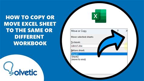 How To Copy Or Move Excel Sheet To The Same Or Different Workbook Ms Excel Youtube