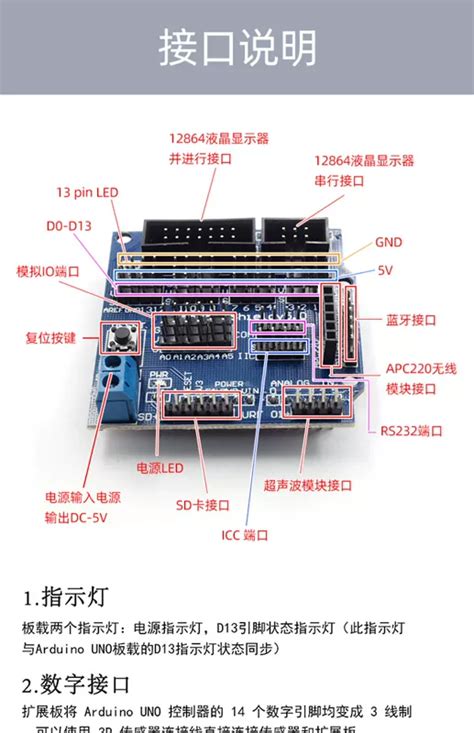 Thích Hợp Cho Bảng Mở Rộng Arduino Uno R3 V5 Tấm Chắn Cảm Biến V50