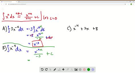 SOLVED Find An Antiderivative For Each Function Do As Many As You Can Mentally Check Your