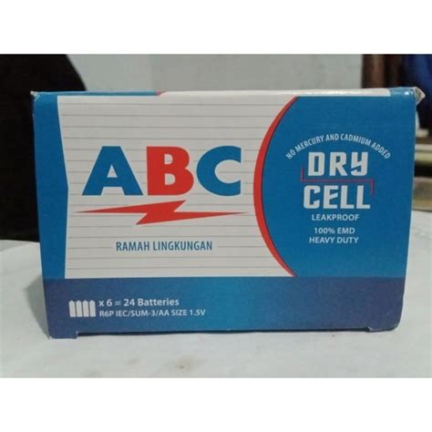 Jual Baterai Kecil ABC Baterai Jam Dinding Remote TV Dus Isi Pcs Shopee Indonesia
