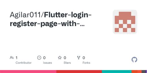 GitHub Agilar011 Flutter Login Register Page With SplashScreen