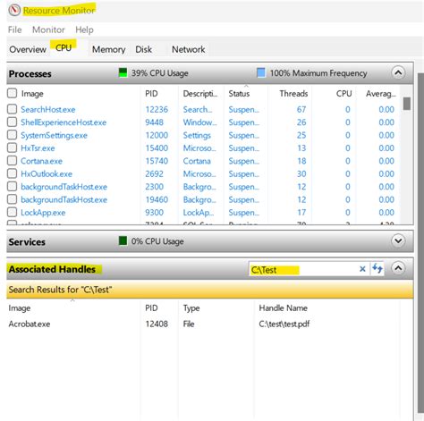 How To Identify Which Windows Process Is Locking A File Or Folder Any Tech Stuff