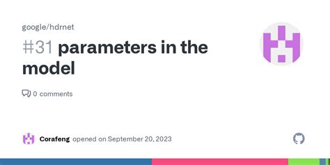 Parameters In The Model Issue Google Hdrnet Github