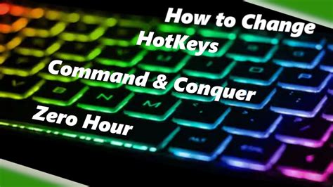 Command And Conquer Generals Zero Hour Keyboard Controls Brotactical
