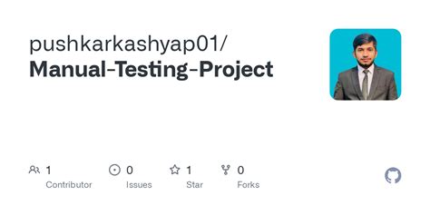 Github Pushkarkashyap Manual Testing Project