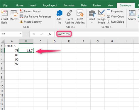 Using Excel S Shortcuts To Apply A Formula To An Entire Column