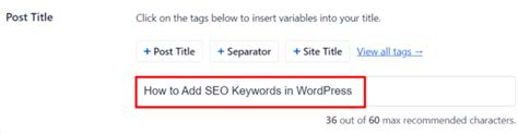 how to add seo keywords in wordpress boost ctr and rankings