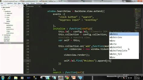 Backbonejs Con Youtube Api Walter Cordero Walterc87 Youtube