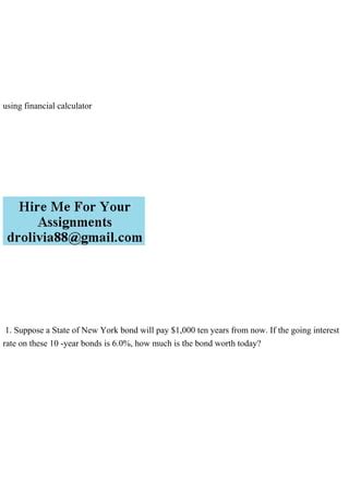 Using Financial Calculatorusing Fi Pdf