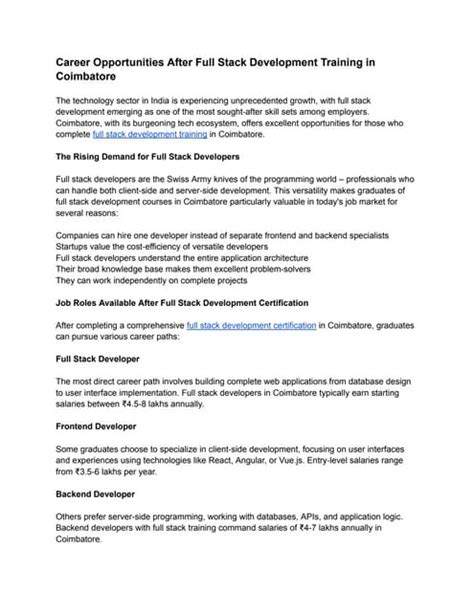 Fullstack Developer Salary Indiapdf