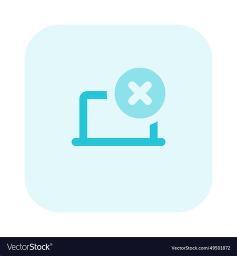 Deleting Unneeded Information Or Data From Laptop Vector Image