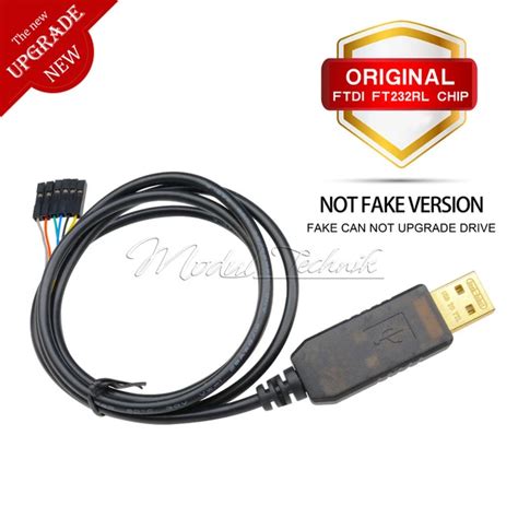 6pin Original Ftdi Ft232rl Usb To Ttl Rs232 Serial Adapter Cable For