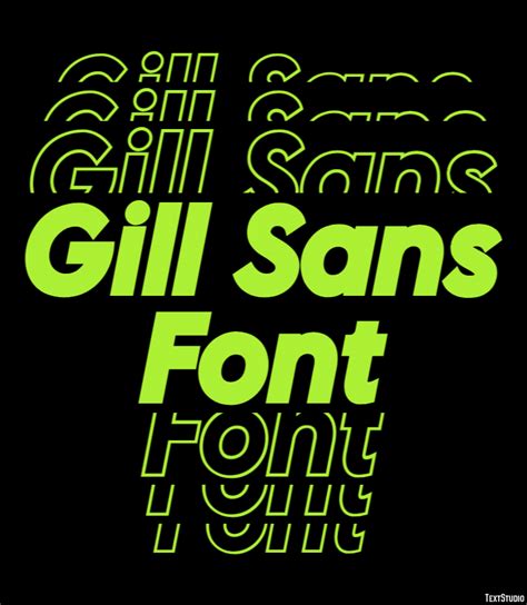 Gill Sans Font Text Effect And Logo Design Font Gill Sans Font Text Effect And Logo Design Font