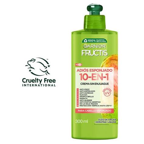 Crema Para Cabello 10 En 1 Fructis Adiós Esponjado Garnier
