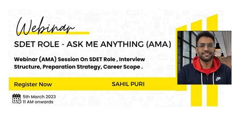 Sahil Puri On Linkedin Testing Automation Quality Leadership Webinar Love Strategy Sdet