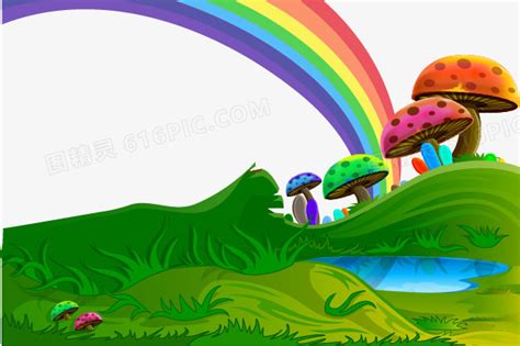 矢量雨后风景图片免费下载 PNG素材 编号14nik66k2 图精灵