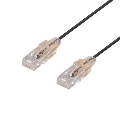 Dynamix 015m Cat6a 10g Black Ultra Slim Component Level Utp