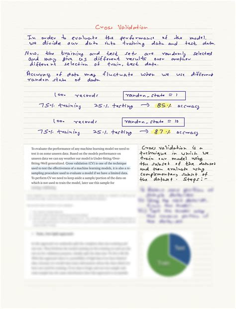 SOLUTION Chapter Machine Learning Cross Validation Studypool
