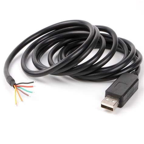 Usb Serial Cable Rs232 Converter Wire End We 6 Pins Ftdi 6p Adapter