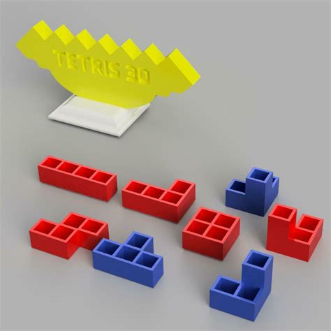 Archivo Stl Tetris 3d Juego De Equilibrio 🎨・plan Para Descargar Y